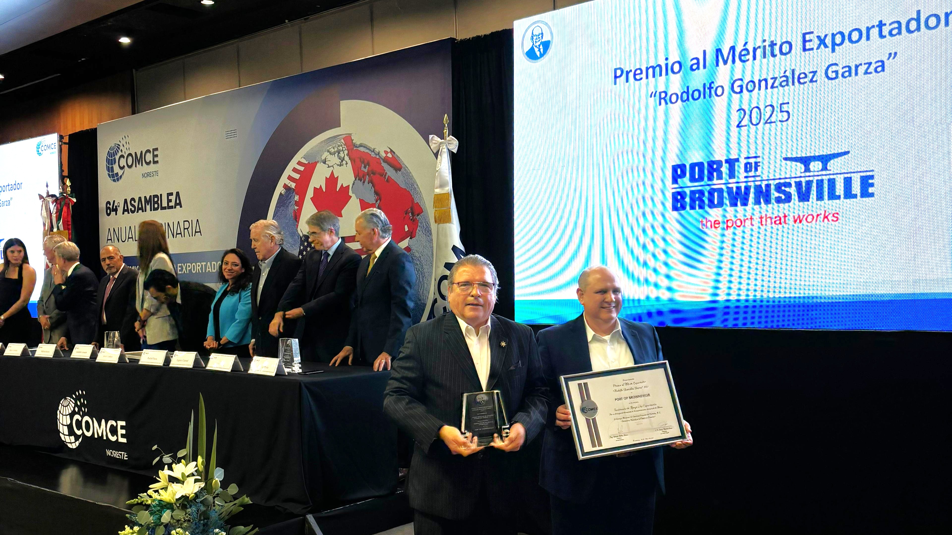 ProTexas Industry | COMCE Noreste Awards Port of Brownsville for Its ...
